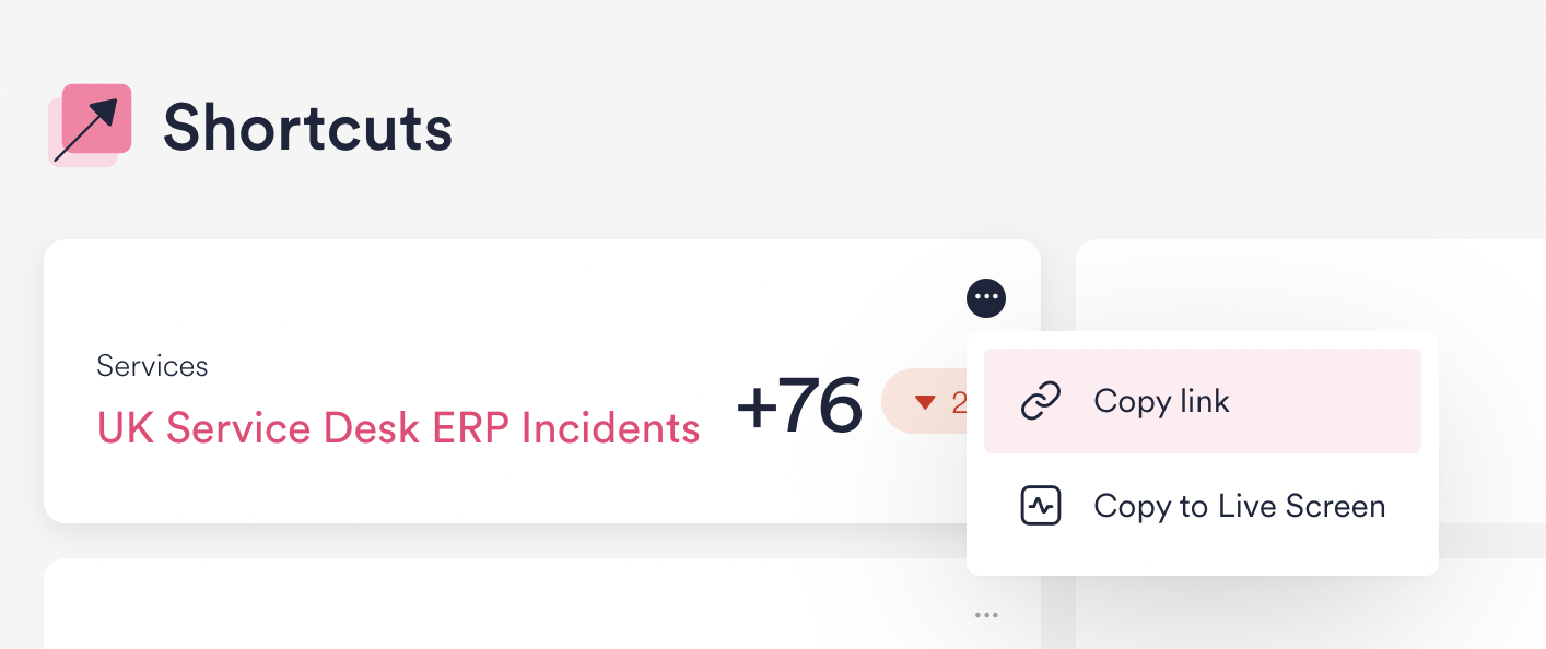 How to create a Shortcut from a predefined set of filters?