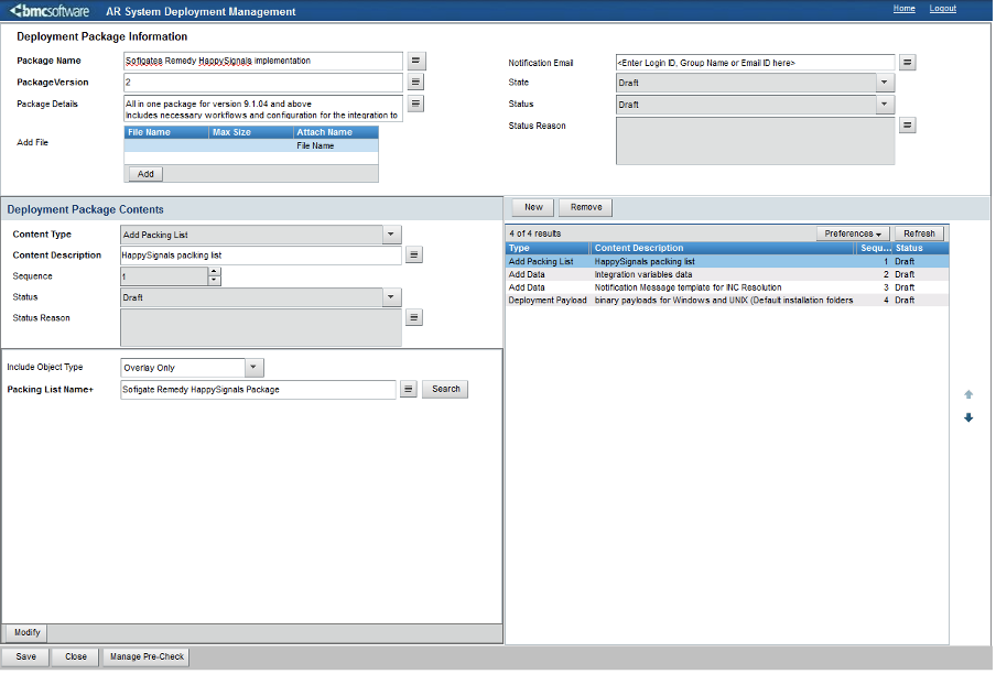 Installing the HappySignals integration for BMC Helix ITSM (Remedy)